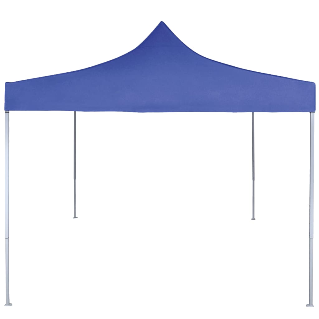Cort de petrecere pliabil profesional, albastru, 2 x 2 m, otel ...