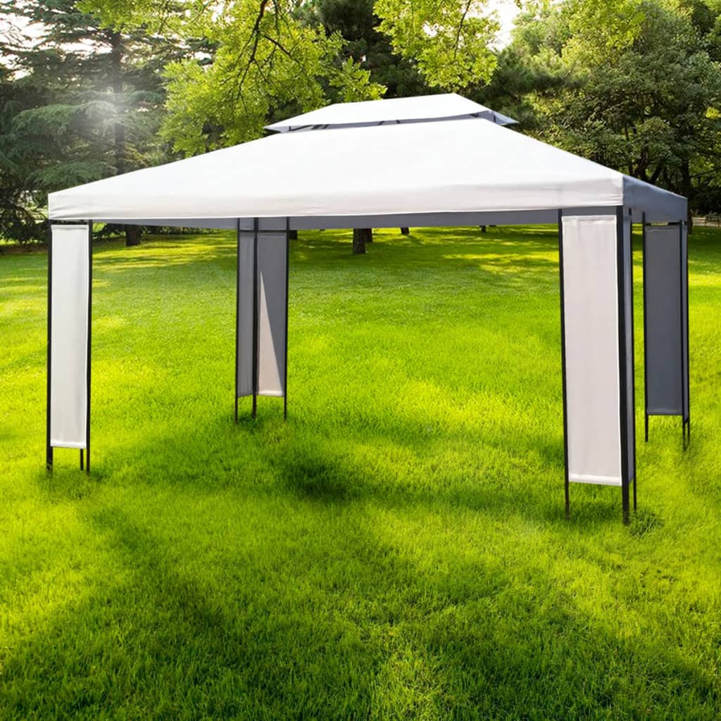 Pavilion, alb, 3 x 4 m, Rezistenta UV Si Modern, MOBILA Mobila 7778 ...