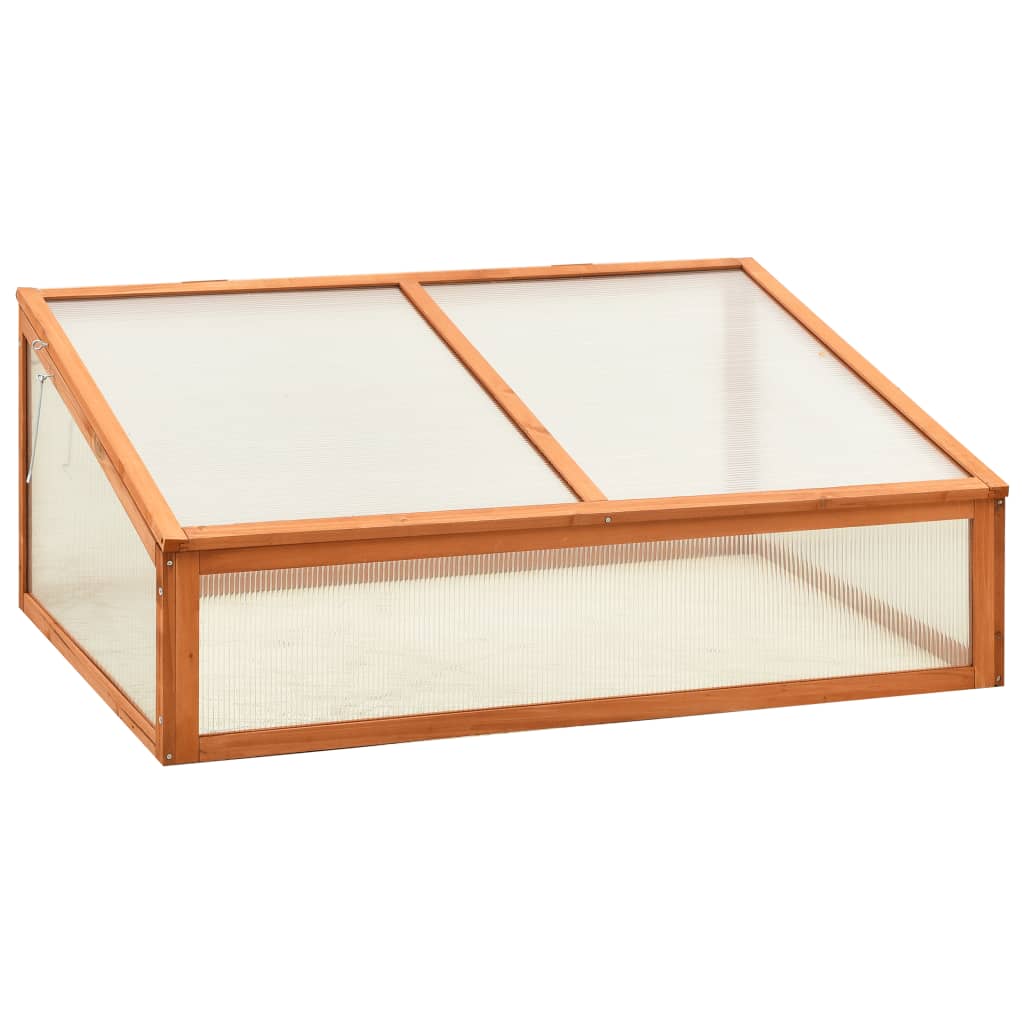 Sera de gradina, 100 x 65 x 40 cm, lemn de brad, Impermeabil, Pentru ...
