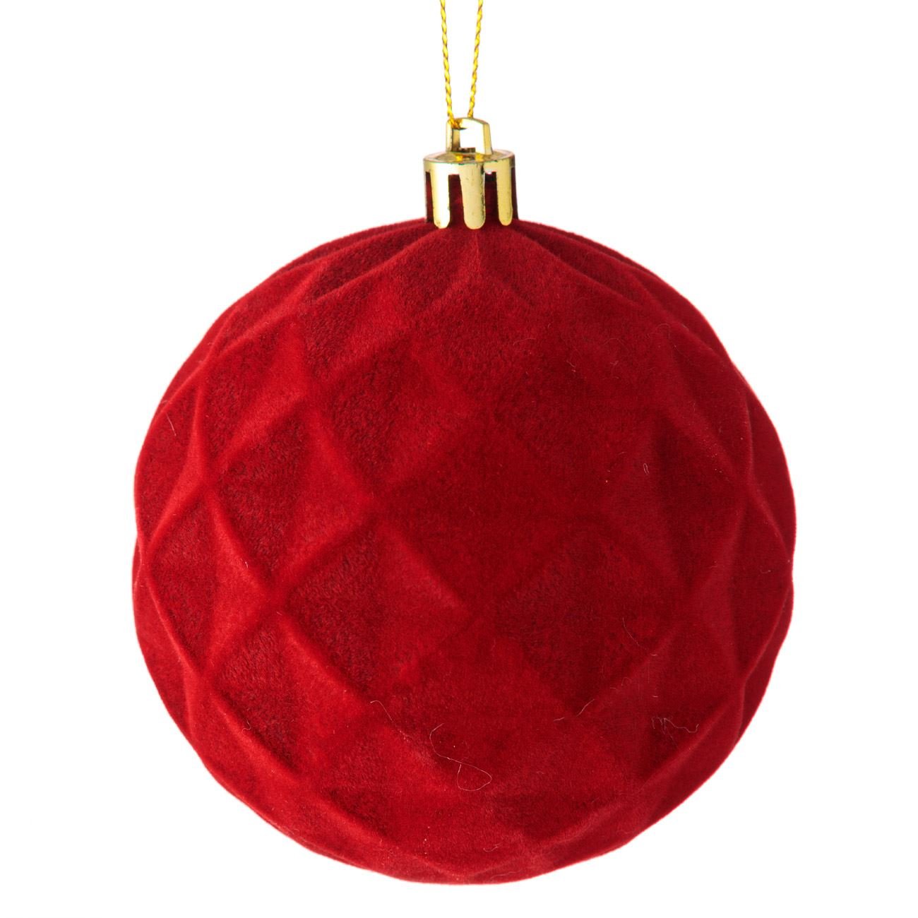Glob rosu pentru bradul de Craciun, 8 cm - eMAG.ro