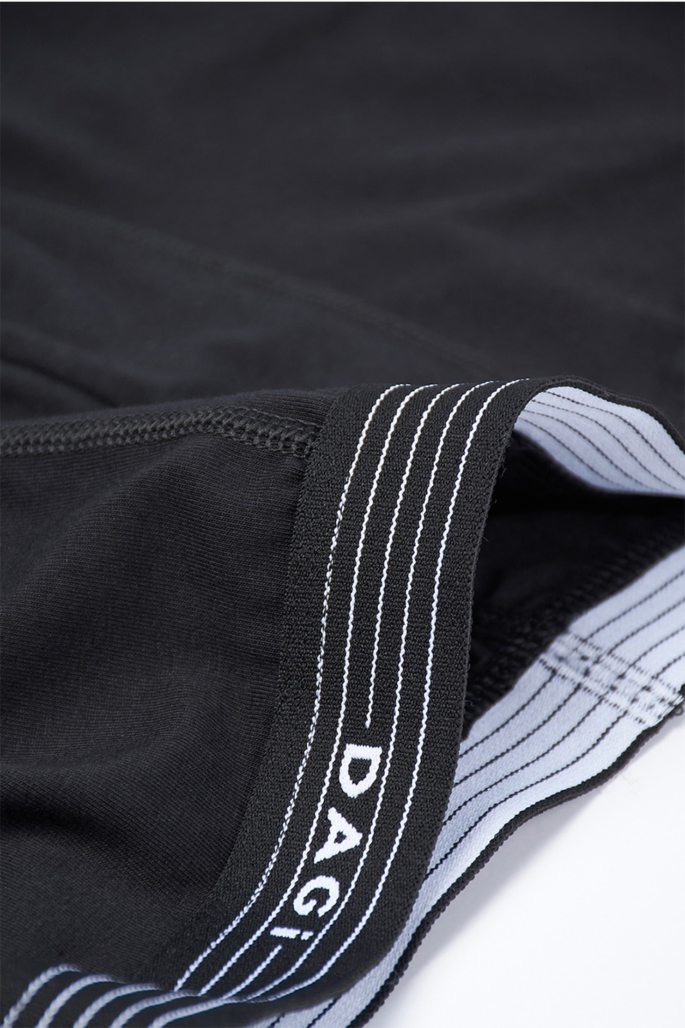 DAGI, Boxeri cu banda cu imprimeu logo in talie, Negru, 2XL - eMAG.ro