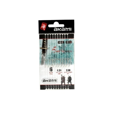 Вързани куки Akami 1092ni Filo, 10, 0.16 mm - eMAG.bg