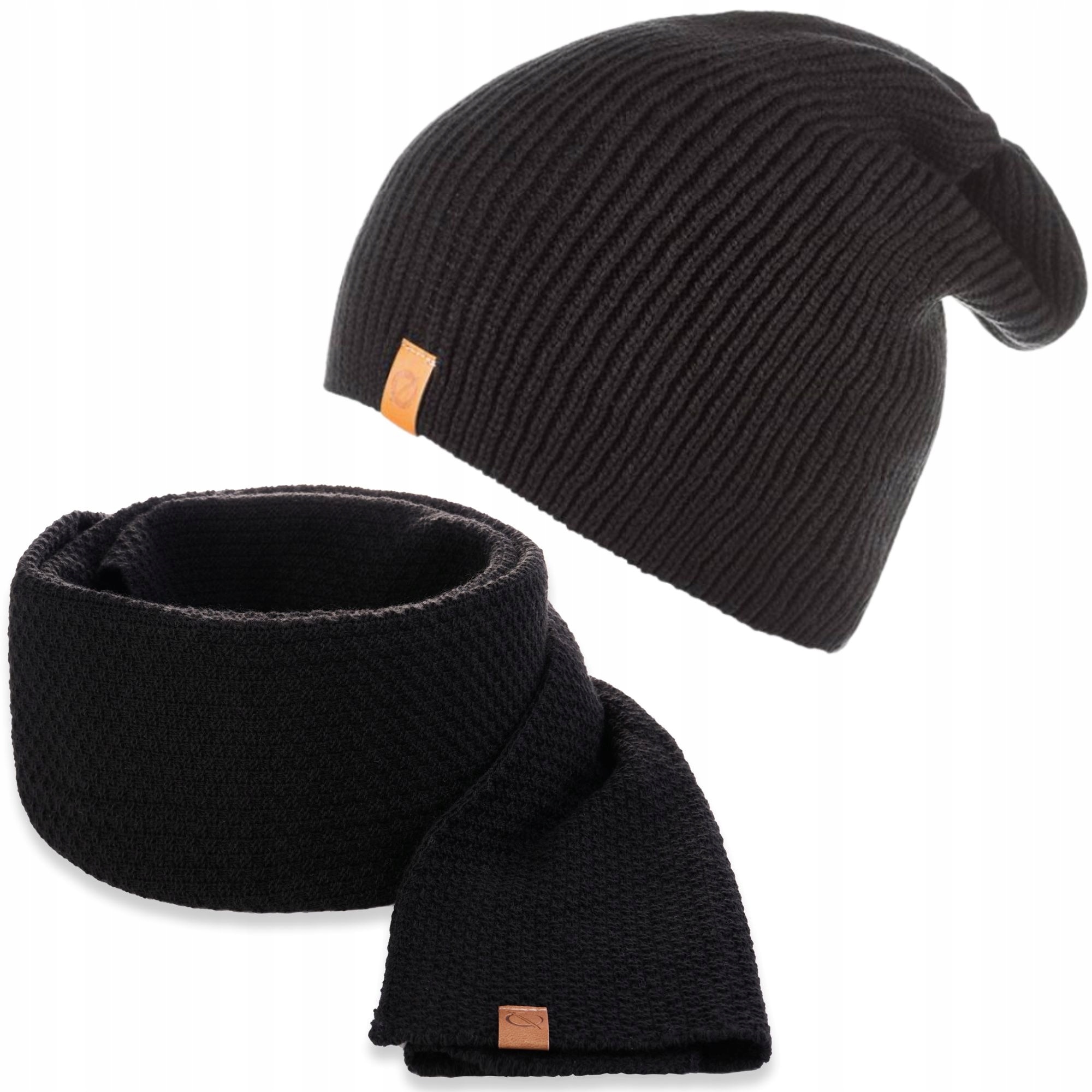 Set caciula si fular barbati, Brodrene, Acril, Dimensiune universala ...