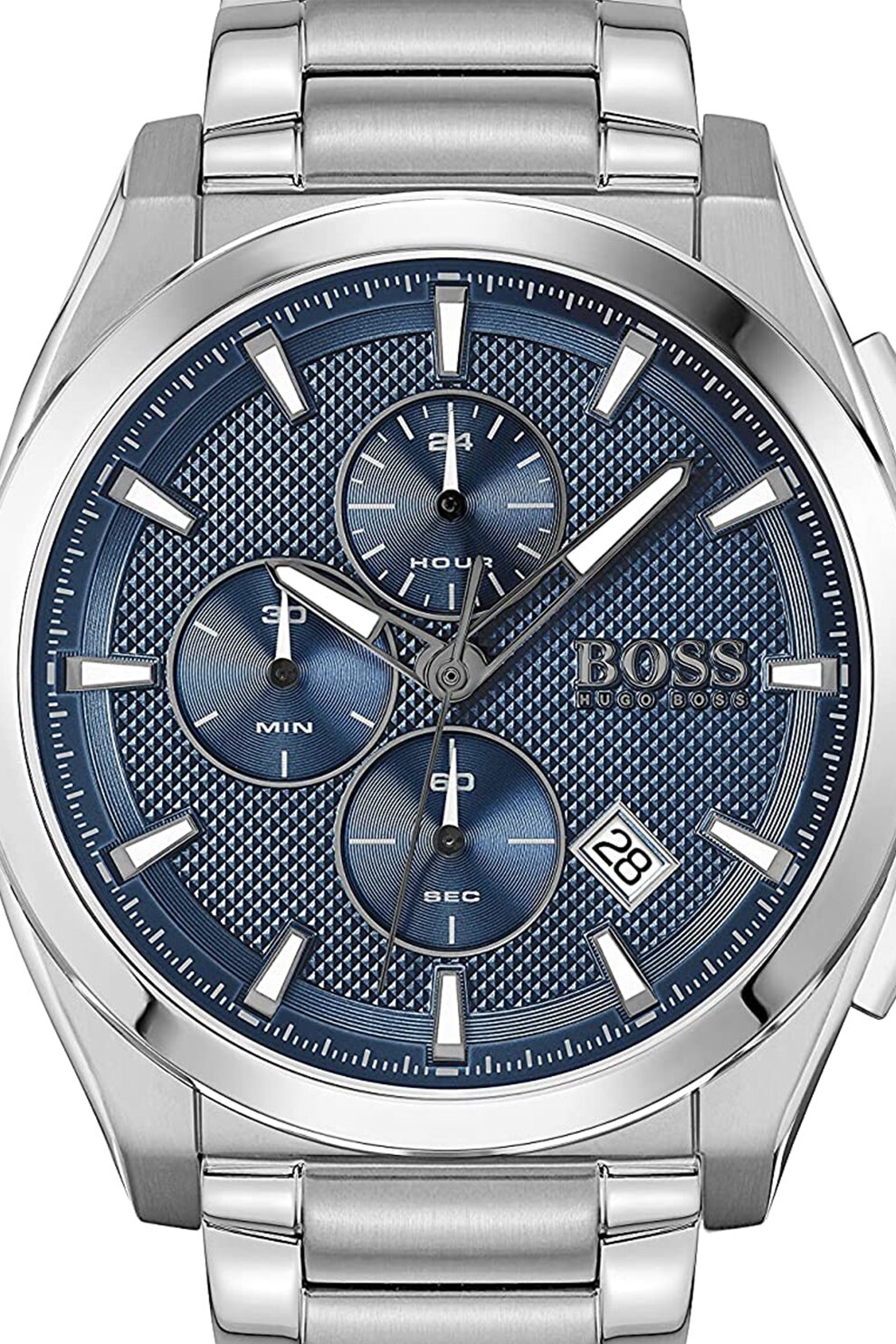 HUGO, Ceas cronograf din otel inoxidabil, Argintiu - eMAG.ro