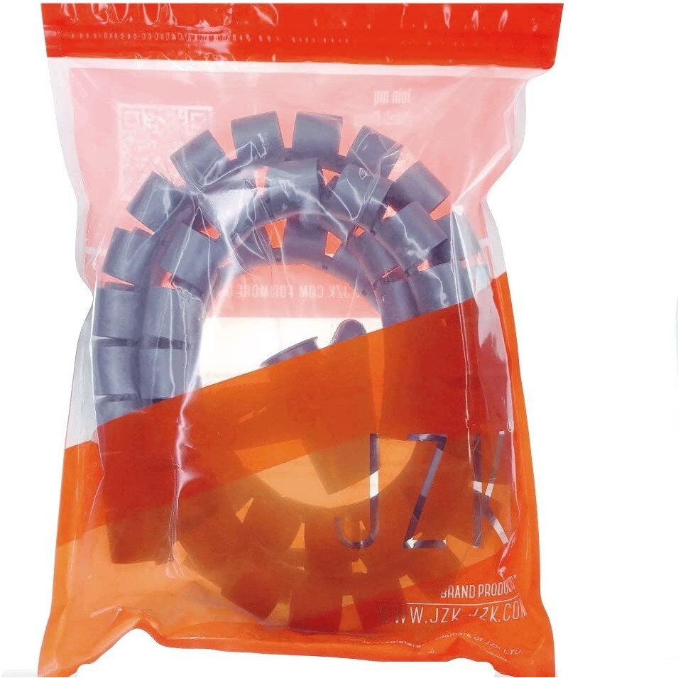 Tub organizare si protectie cabluri JZK, 1.5m, gri - eMAG.ro