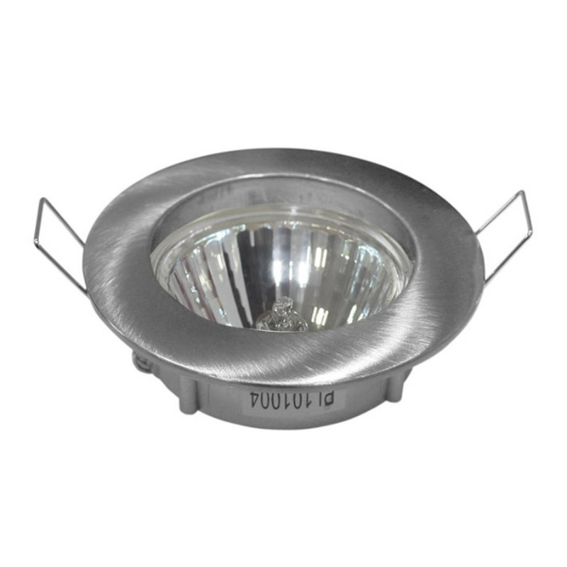 Set 2 spoturi, Adeleq, Cadru metalic, Incastrat, 12V, 50W, Inox ...