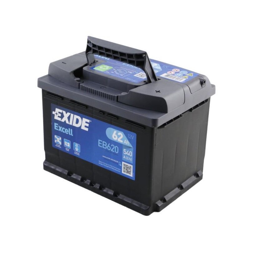 Автомобилен акумулатор Exide Excell 12V 62Ah 540A - eMAG.bg