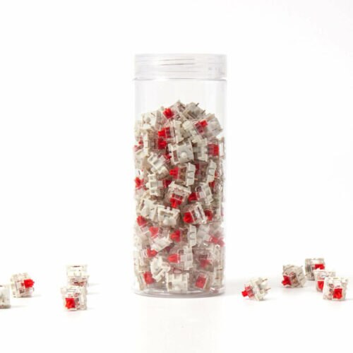 Set switch-uri pentru tastaturi mecanice Kailh Switch Set Red 110 Buc ...