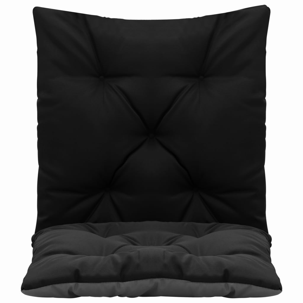 Set Perne pentru balansoar, 2 buc., negru si gri, 50 cm, textil, design ...