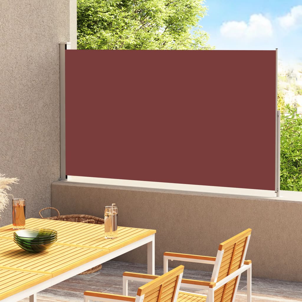 Copertina laterala retractabila de terasa, maro, 180x300 cm, Rezistenta ...