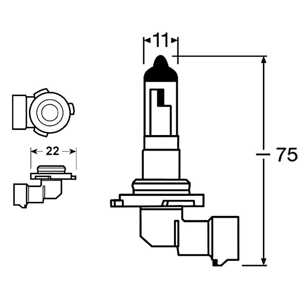 Bec auto HB4, Senso, 12V, Transparent - eMAG.ro