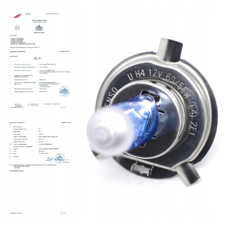 Bec auto H4, Senso, 12V, Alb - eMAG.ro