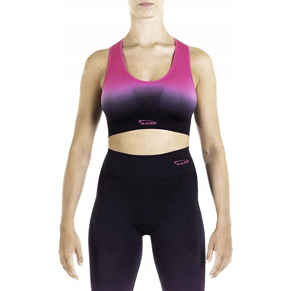 Sutien Sport, Xaed, Femei, Poliamida/Elastan, Roz/Negru, S - eMAG.ro