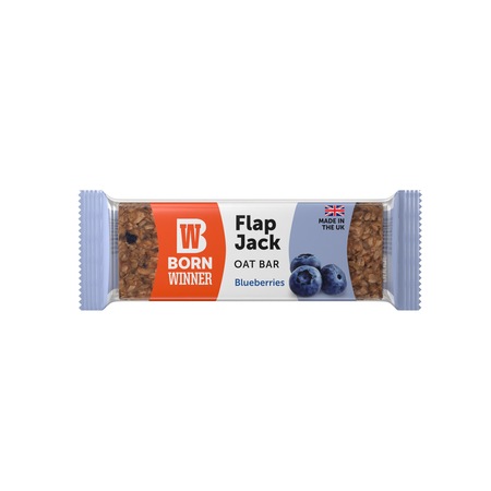 Baton, Born Winner Flapjack, Blueberry, 90 g - eMAG.ro