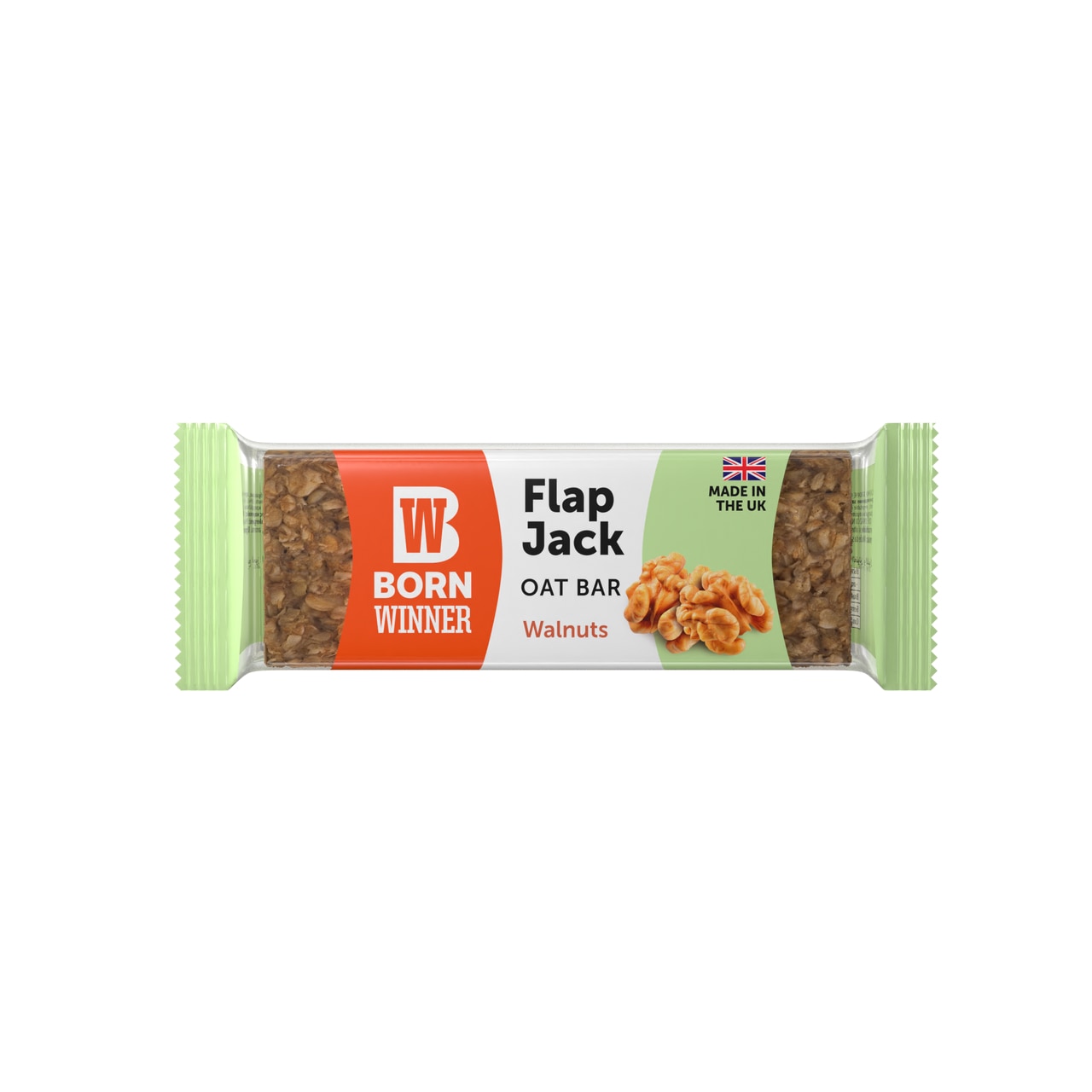 Baton, Born Winner Flapjack, Walnut 90 g - eMAG.ro