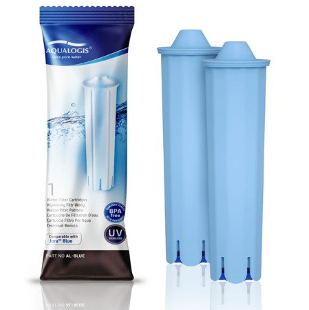 Set 2 filtre de apa pentru espressoare Jura – Aqualogis AL-Blue, 50 L ...