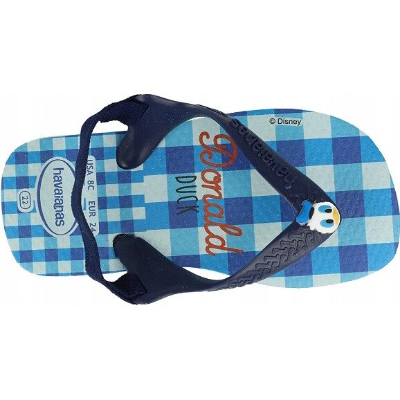 Slapi Donald Duck Disney, Havaianas, Copii, Cauciuc, Multicolor, 19 ...