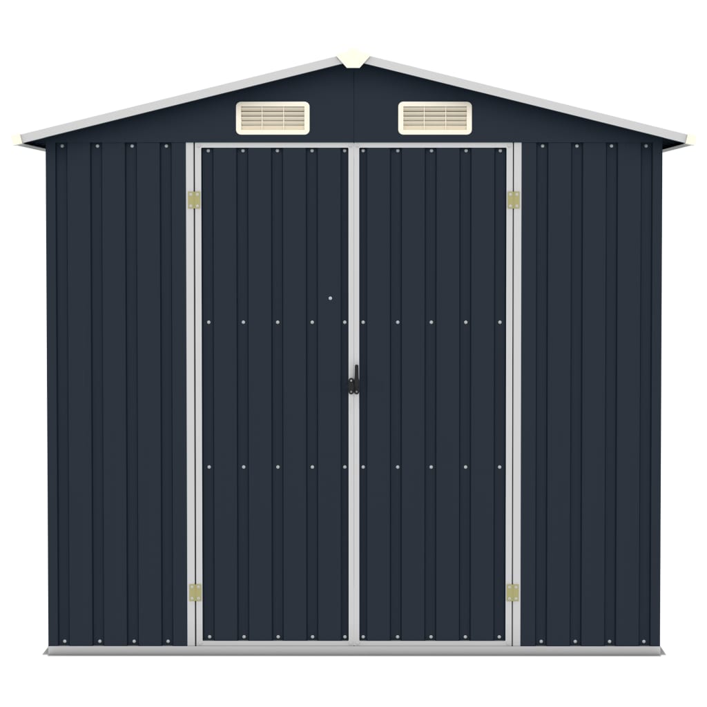 Sopron de gradina, antracit, 205 x 129 x 183, otel galvanizat, pentru ...