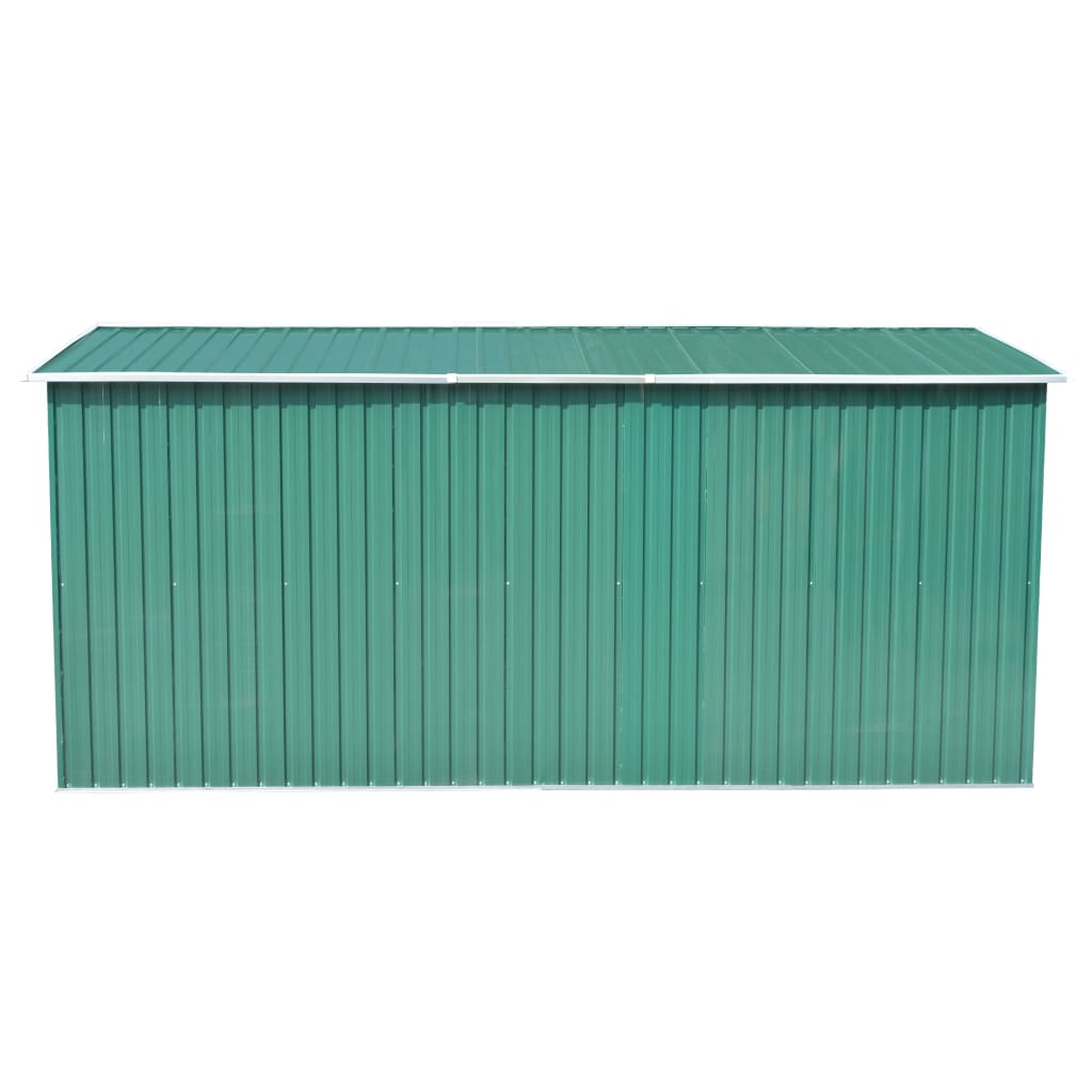 Sopron de gradina, 257 x 392 x 181 cm, metal, verde, pentru exterior ...