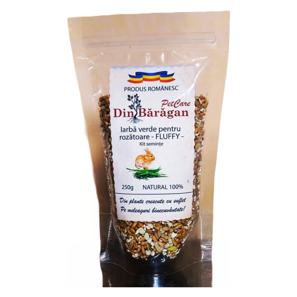 Iarba pentru rozatoare, Din Baragan, 250 g - eMAG.ro