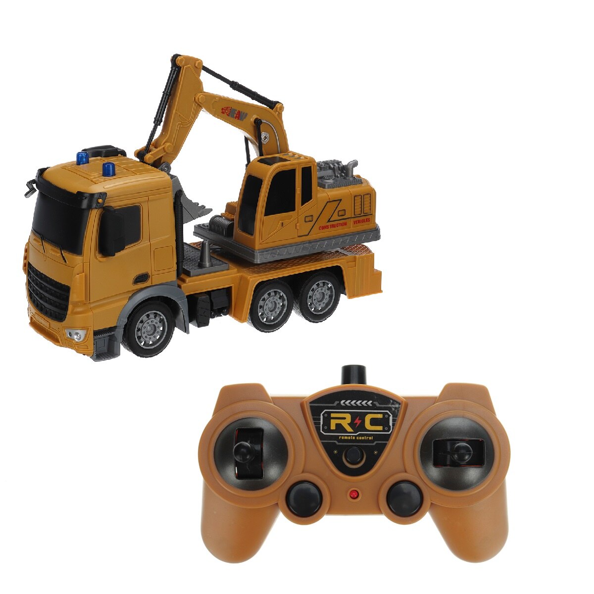 Masina RC, Meco, 1:24, 1 baterie, 30 x 10.5 x 21 cm, Maro - eMAG.ro