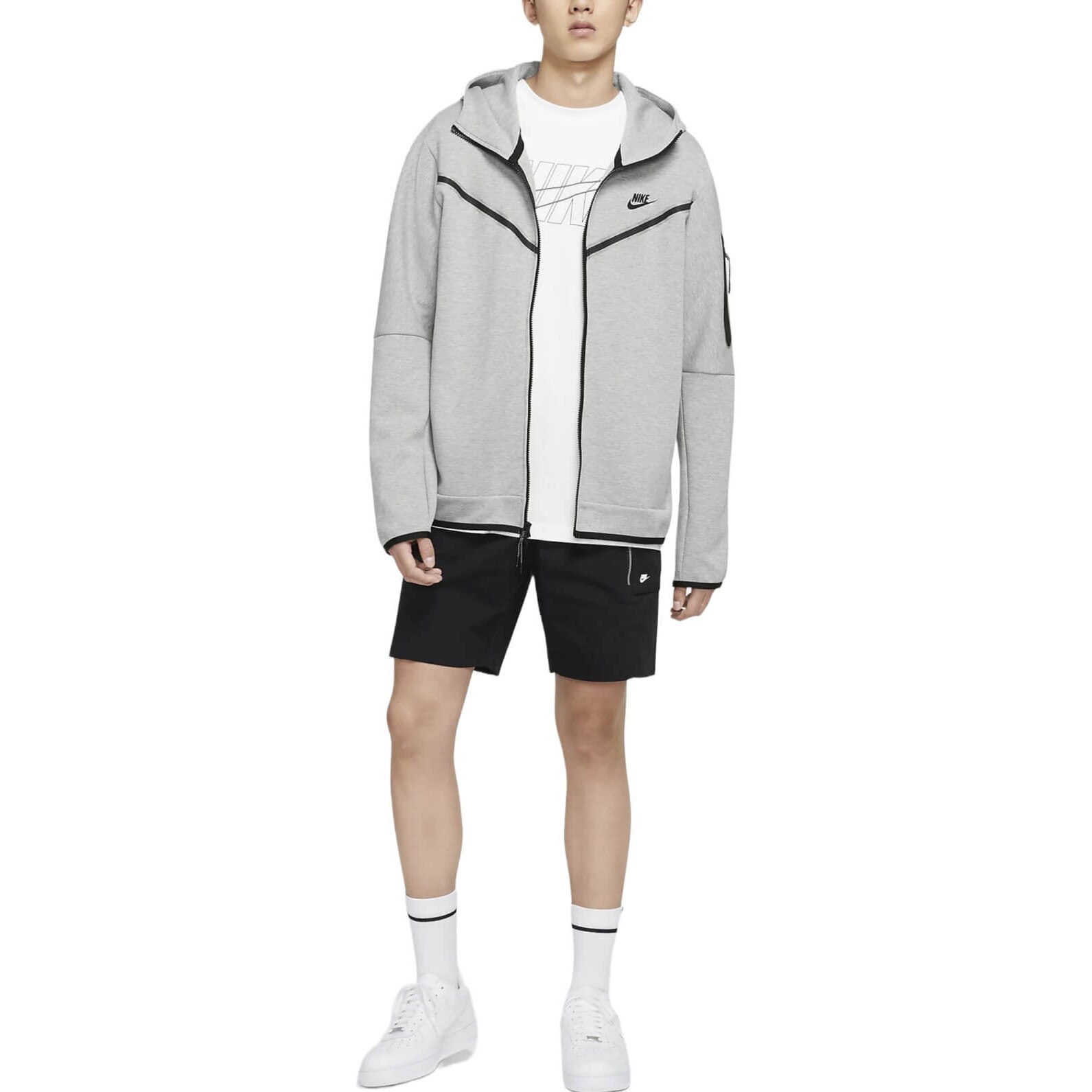 Hanorac NIKE Tech Fleece, CU4489-063 Gri M INTL - eMAG.ro