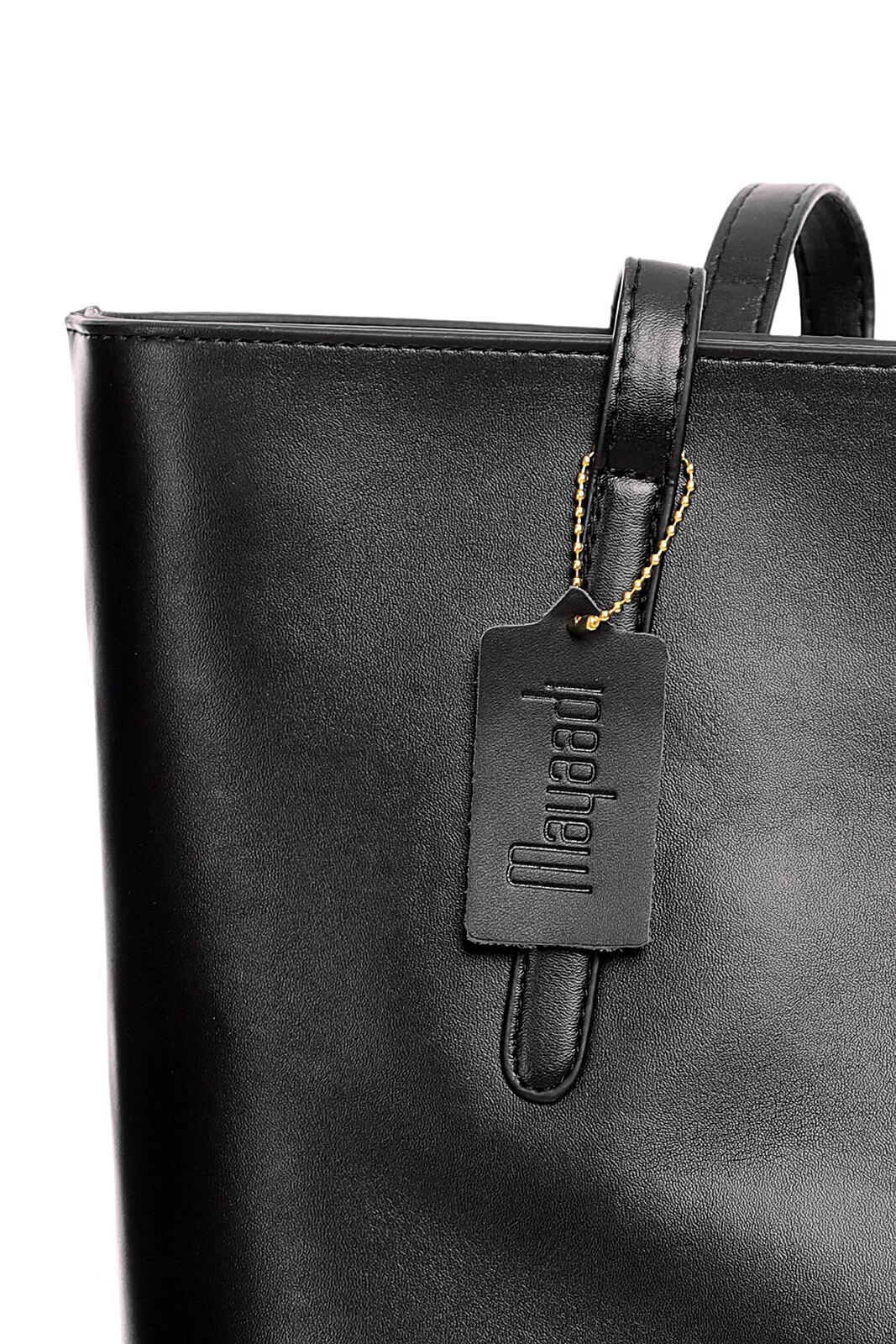 Geanta dama shopper din piele neagra - eMAG.ro