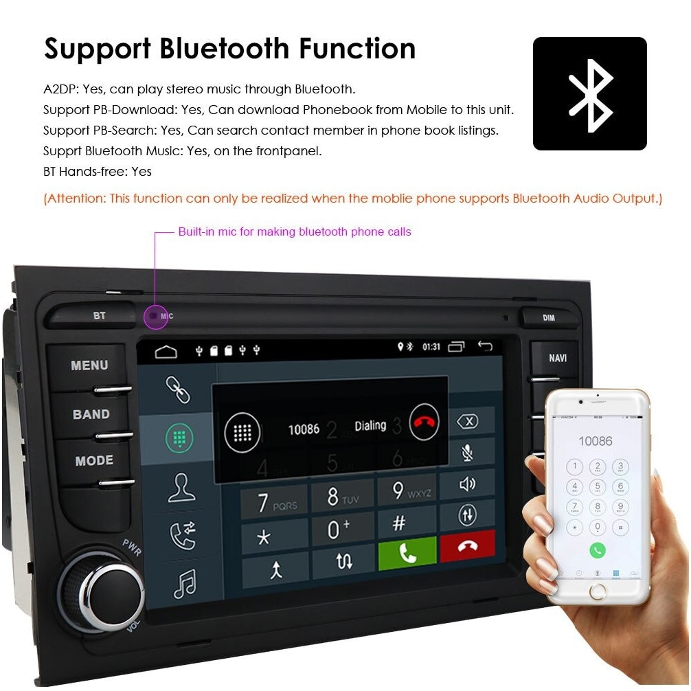 Navigatie Dedicata Android 11 GPS Pentru Navigatie AUDI A4 B6 2000 ...