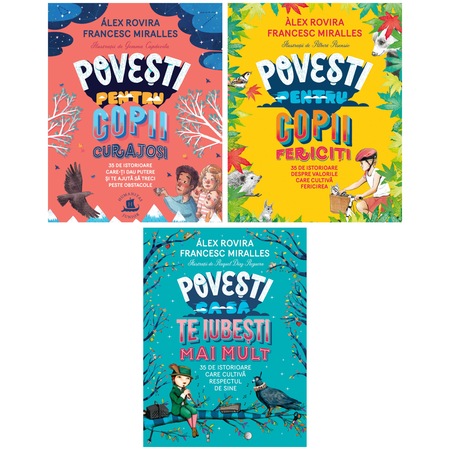 Pachet 3 carti povesti. Povesti ca sa te iubesti mai mult/Povesti ...