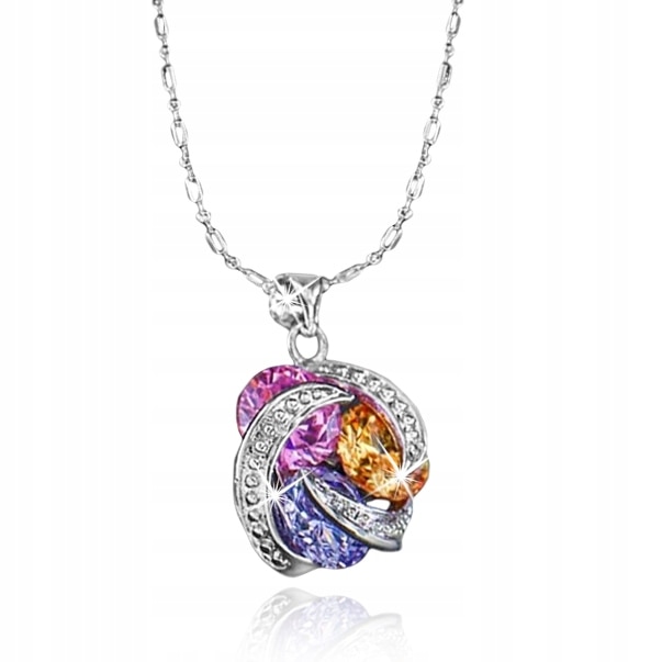 Colier cu pandantiv dama, Mennica Bydgoska, Argint, Multicolor - eMAG.ro