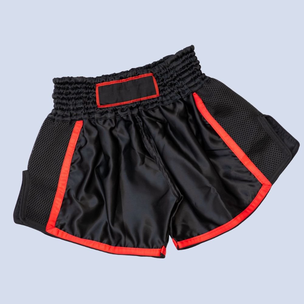 Sort Kickbox Knockout Personalizabil, S, Negru/Rosu - eMAG.ro