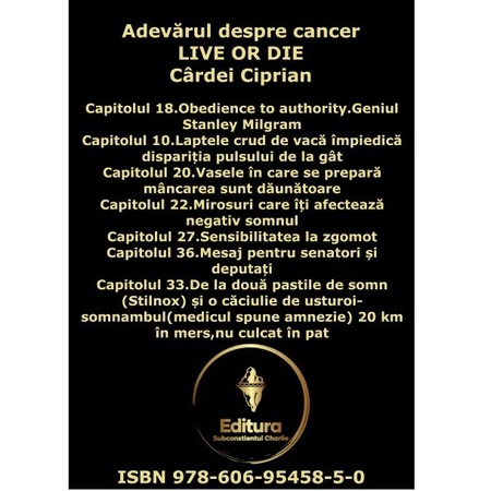 Adevarul despre cancer, Ciprian Cardei, 2022 - eMAG.ro