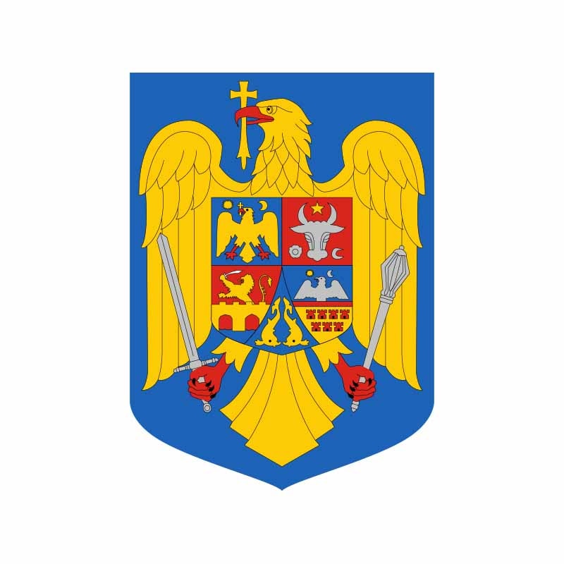 Autrocolant Stema Romaniei 2, 130x95cm - eMAG.ro