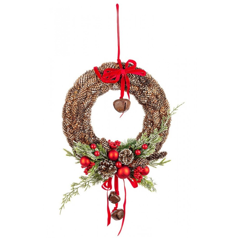 Коледен венец 31х9х43см - eMAG.bg