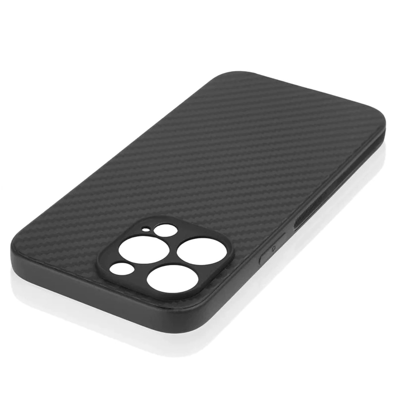 Husa Carbon pentru Apple Iphone 13 Pro Max, TPU Ultra Protect Slim Anti ...
