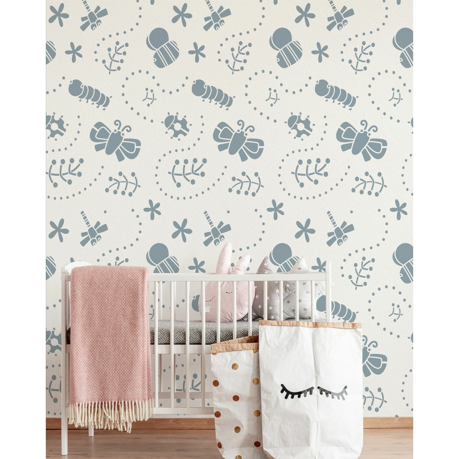 Sablon Decorativ, Murale, Lumea celor necuvantatoare, Reutilizabil, 60 ...