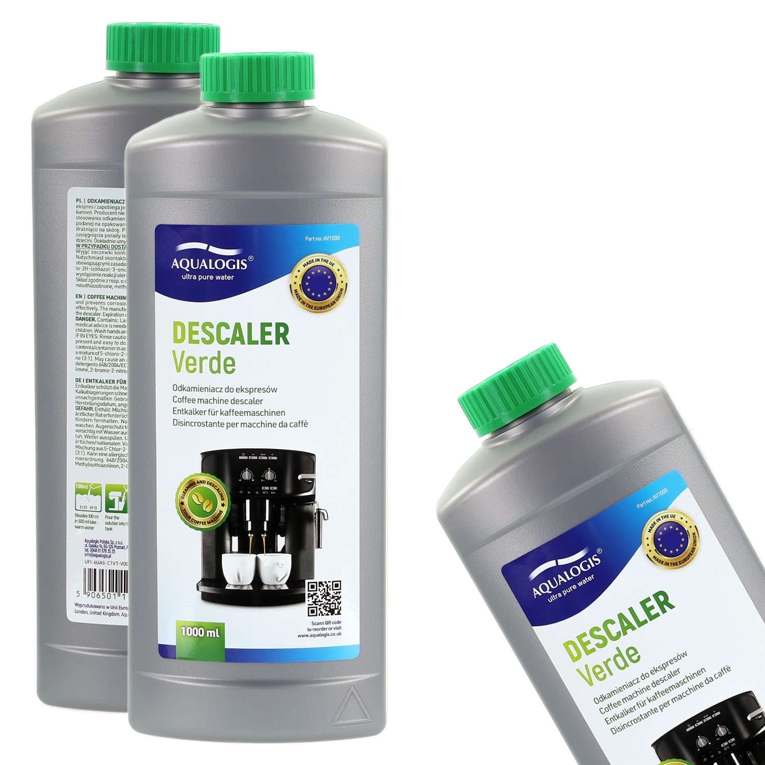 Solutie decalcifiere universala Aqualogis Verde – 1L, pentru ...