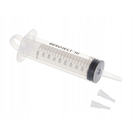 Seringa cu piston de cauciuc, Beroject III, 100ml, 25 buc - eMAG.ro