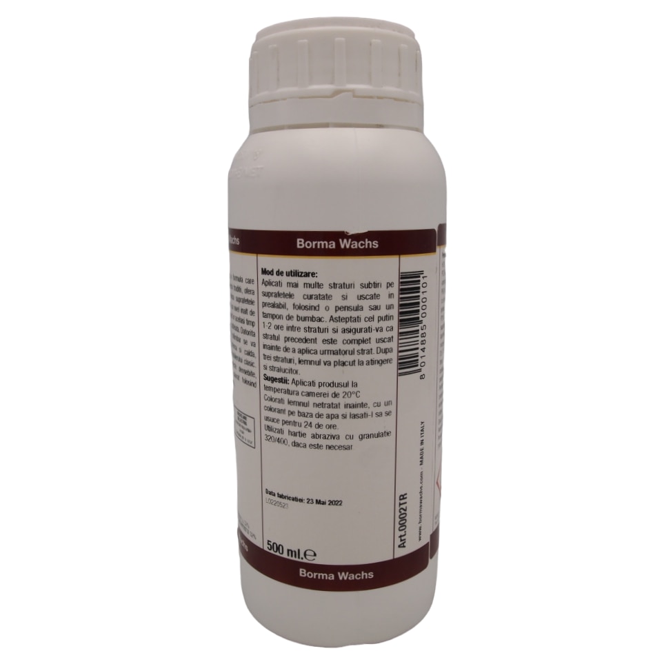 Viasz tartalmú sellak, Borma Wachs, Schellac french polish, 0,5L - eMAG.hu