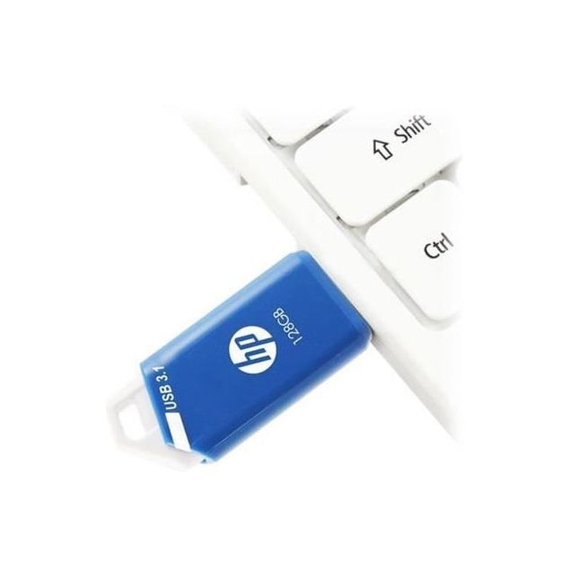 Stick USB HP Pendrive 128GB, 755W, USB 3.1 Alb/Albastru - eMAG.ro