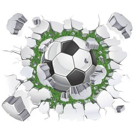 Sticker 3D autocolant PoStar, Minge de fotbal, Multisuprafete - eMAG.ro