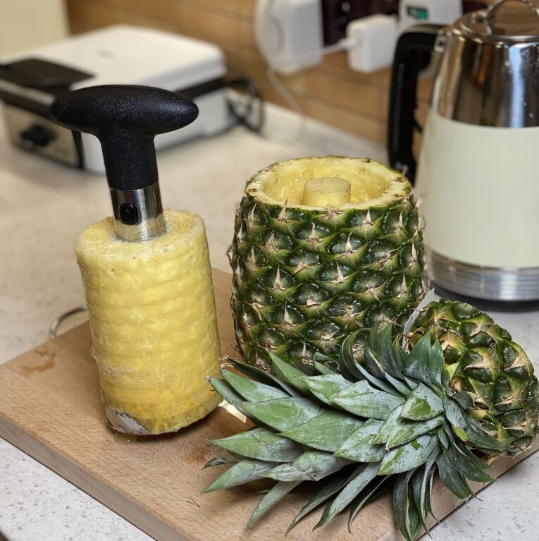 Aparat pentru decojit/feliat ananas - eMAG.ro