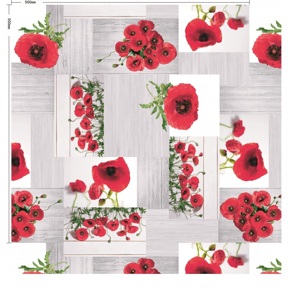 Fata de masa tip musama, Impermeabila, PVC, 100 x 140 cm, Decor maci ...