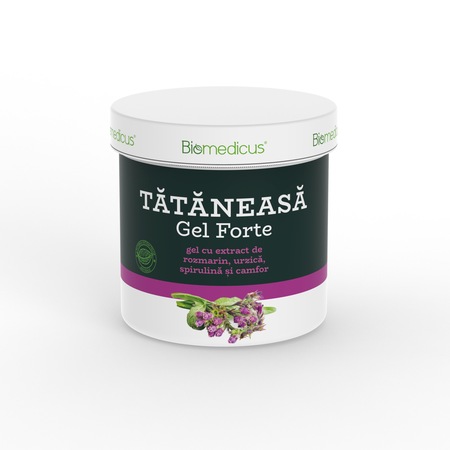 Biomedicus Tanacea, rozmaring, csalán, spirulina és kámfor masszázsgél ...