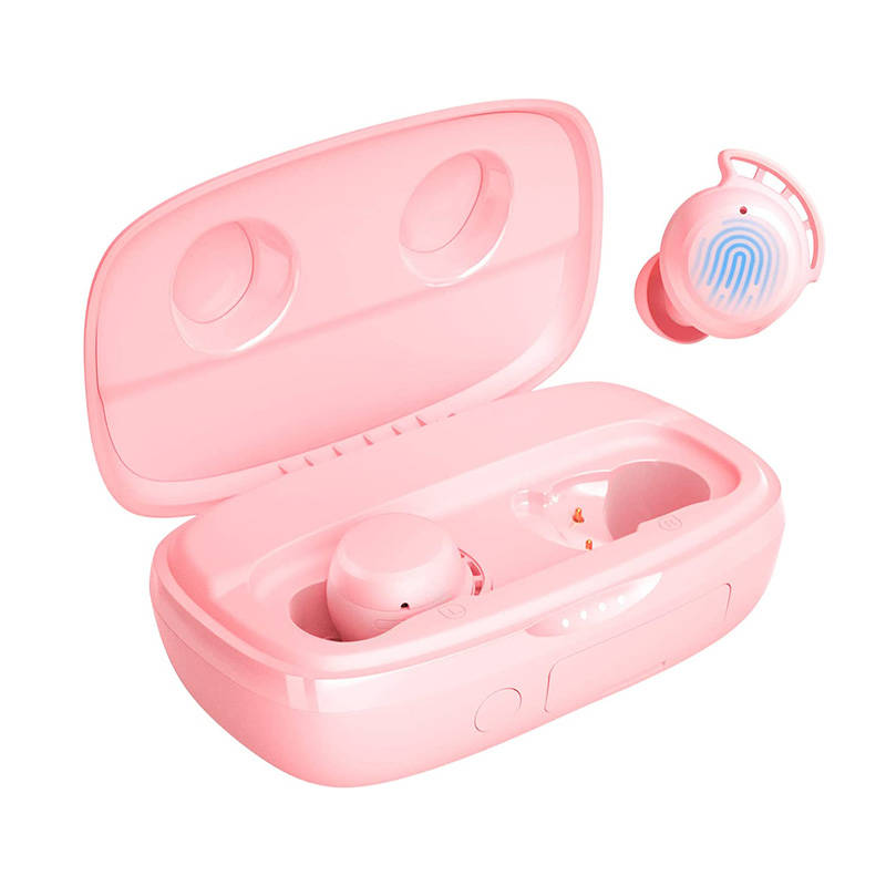 Casti Tribit FlyBuds 3 BTH92 TWS, roz - eMAG.ro