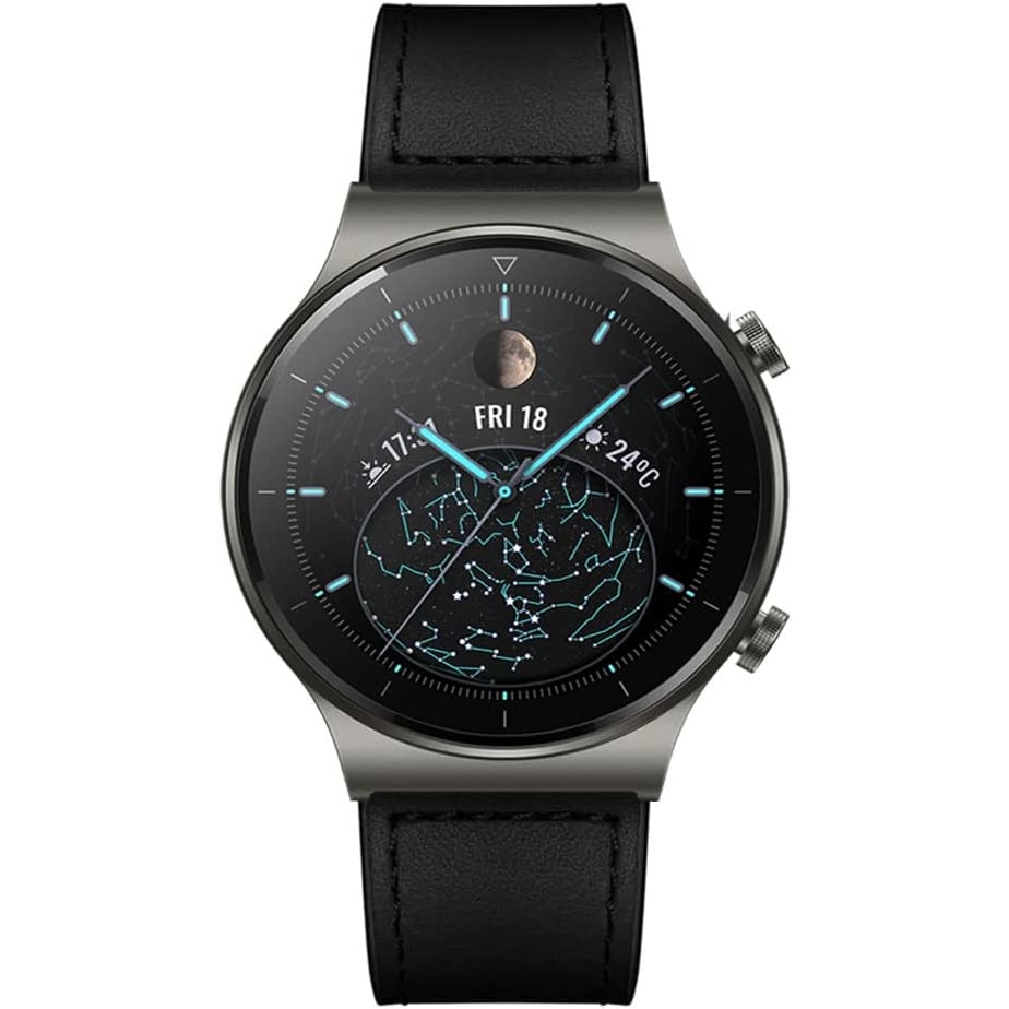 Curea ceas piele naturala SvodMedia®, compatibila cu smartwatch Huawei ...