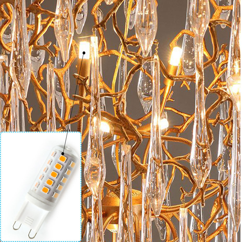 Set 6 becuri led G9, YWX, 3W(40W), 430lm, 3000K, 220-240V, CRI>85 ...