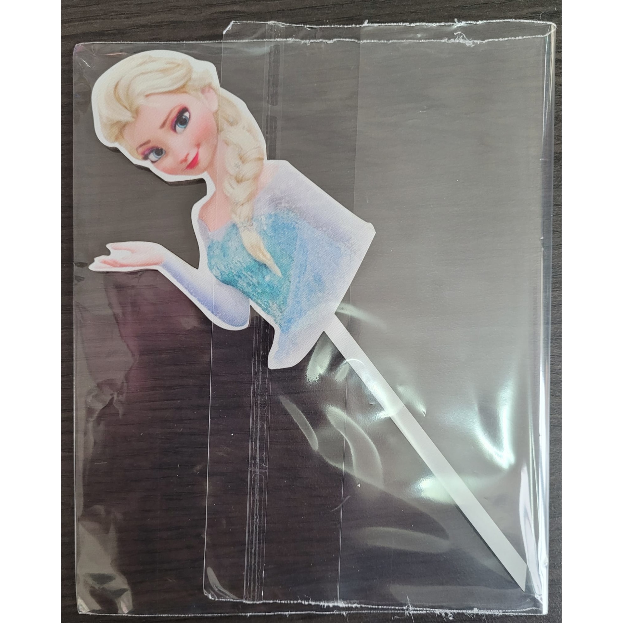 Topper de tort lemn Frozen / Ana 11 x 8 cm - eMAG.ro