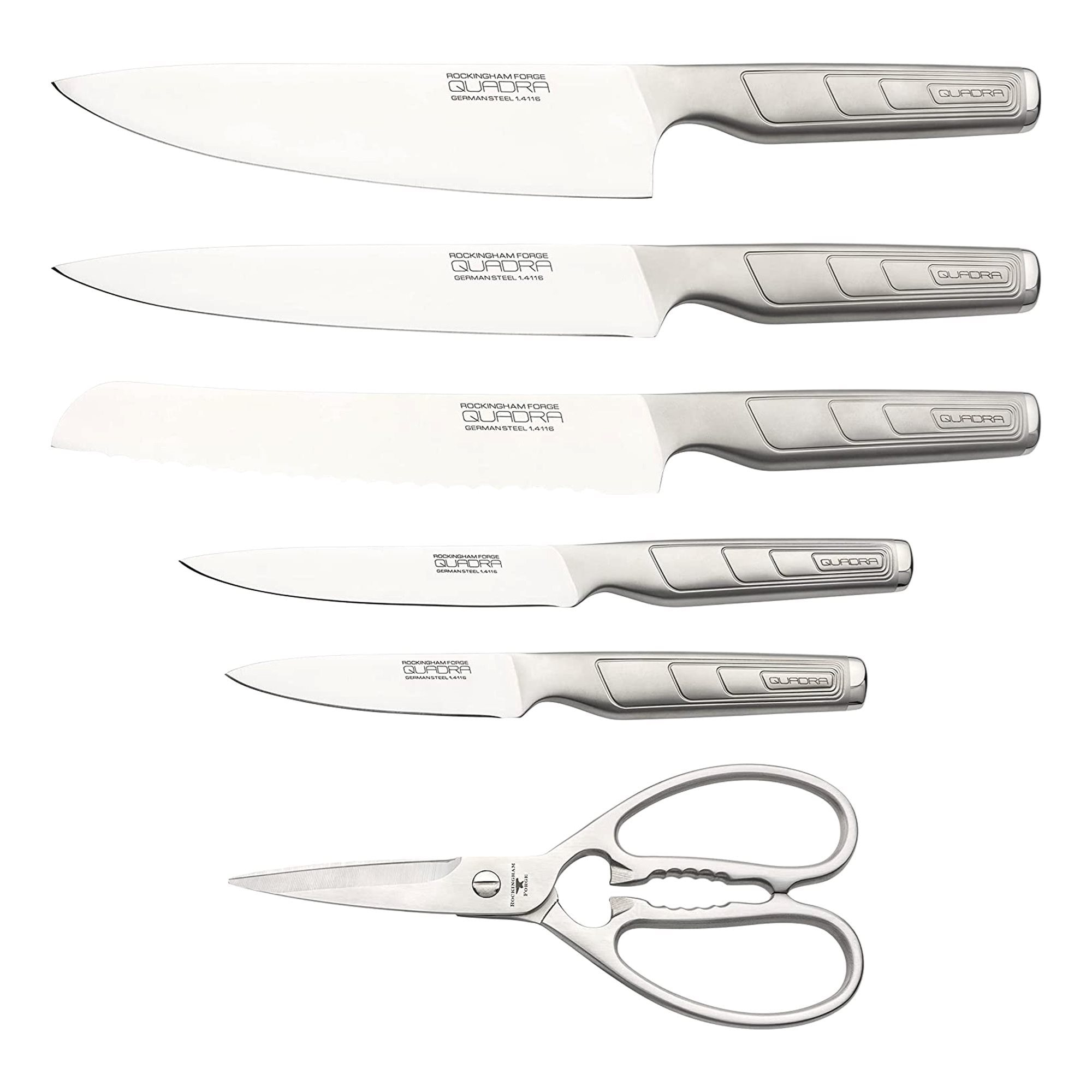 Set cutite, 7 piese, otel, "Rockingham Forge" - Grunwerg - eMAG.ro