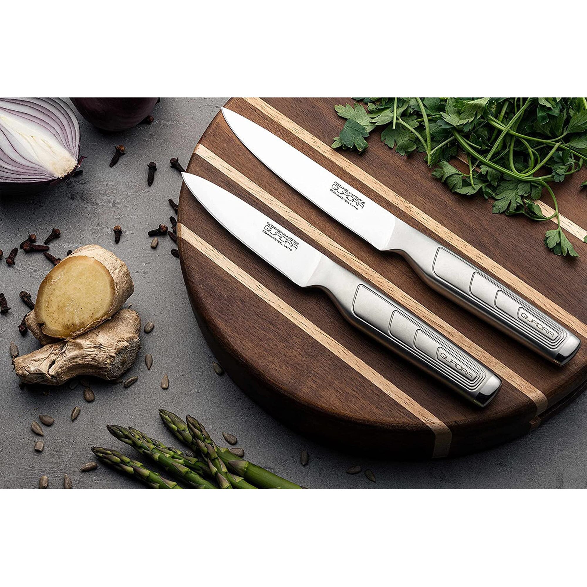 Set cutite, 7 piese, otel, "Rockingham Forge" - Grunwerg - eMAG.ro